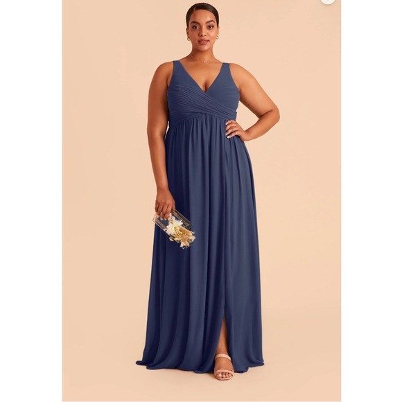 Birdy Grey | Dresses | Birdy Grey Women Laurie Dress Xxl Blue Chiffon ...